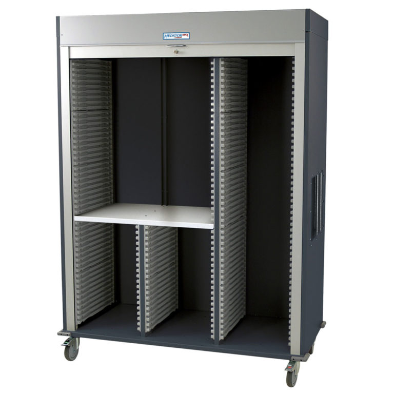 Triple Column Storage Cabinet with Double Wide Split-B Left Column ...