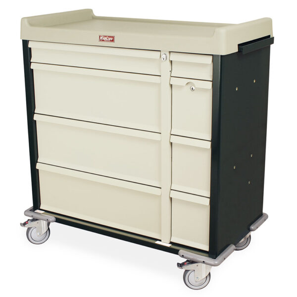 Punch Card Medication Cart, 750 Punch Card Capacity, Key Lock, SL600PC ...