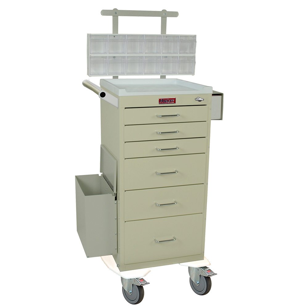 A-Series Full Size Aluminum Medical Cart, MPA30 (multiple heights and ...