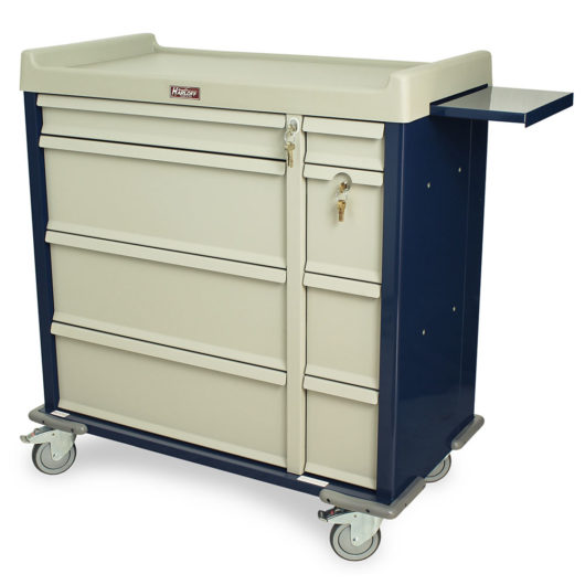 Punch Card Medication Cart, 750 Punch Card Capacity, Key Lock, SL600PC ...