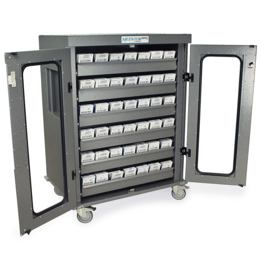 IntraOcular Lens Storage Cart, 1260 Capacity, Key Lock, MS-IOL1260 ...