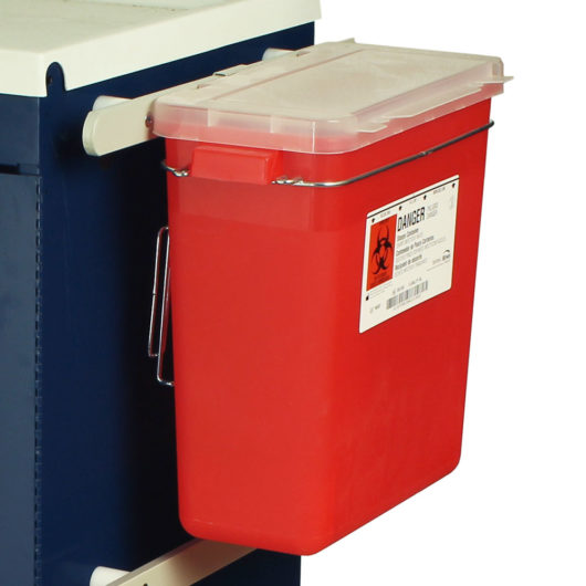Three Gallon Sharps Disposal Container for M-Series or A-Series Carts ...