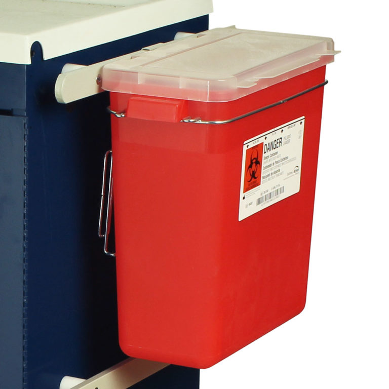 Three Gallon Sharps Disposal Container for M-Series or A-Series Carts ...