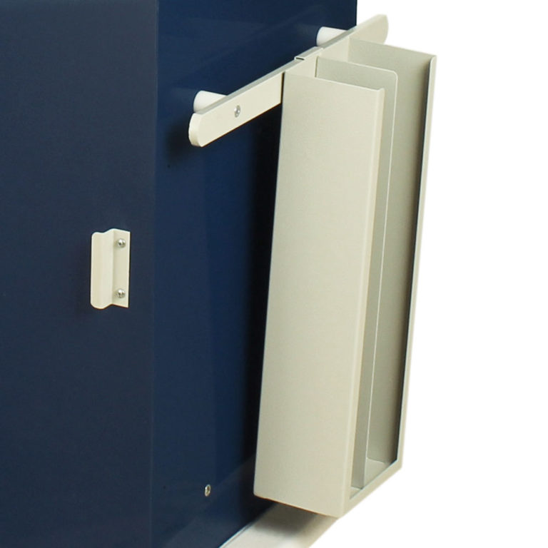 Dual Compartment Side Mounted Catheter Box, Rail Clip Mount, CATHBOX18 ...