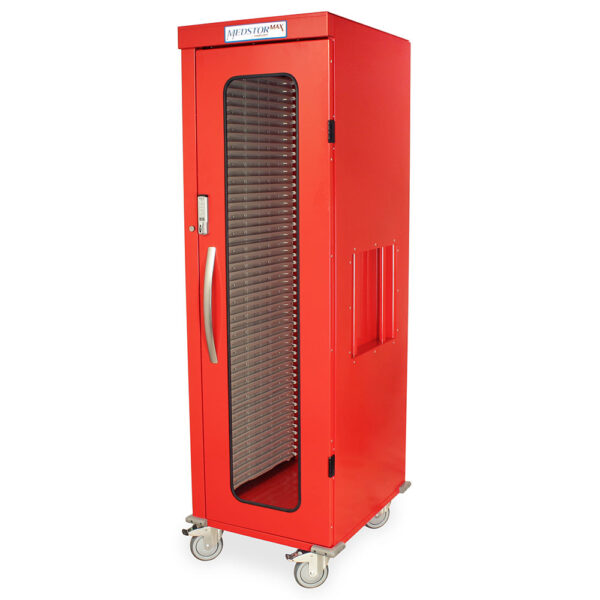 Single Column Medical Storage Cabinet, Glass Door, E-Lock, MSPM81-00GE ...