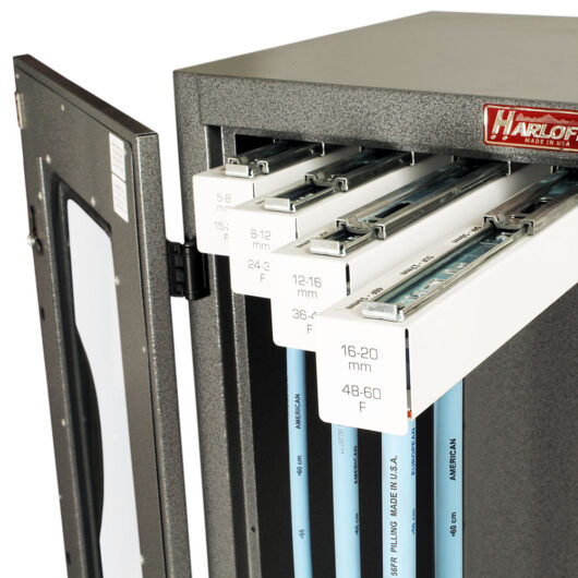 High Volume Tall Esophageal Dilator Storage and Drying Cart, Glass ...